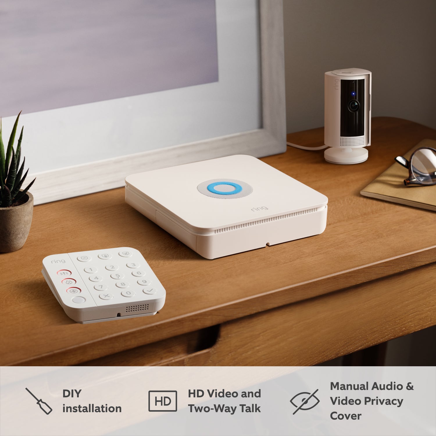 Alarm + Indoor Camera 2nd Gen Pack - L – Ring