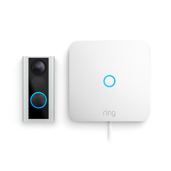 Ring Peephole Camera (34-55mm) + Ring Intercom (Door View Cam + Ring I
